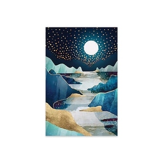 Moon Glow Print On Acrylic Glass by SpaceFrog Designs - Bed Bath ...