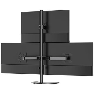 Triple Monitor Stand, 3 Monitor Desk Mount Fully Adjustable, Fits 3 ...