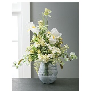 Sullivans Artificial Mini Daisy Spray 26"H White Flowers - 26"H x 4.5"L ...