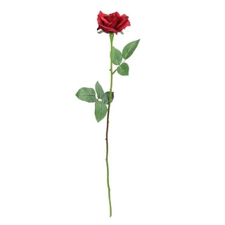 23" Red Long Stem Artificial Blooming Rose Pick - Bed Bath & Beyond ...