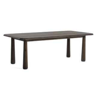 Cid Seby 87 Inch Dining Table, Rectangular Top, Espresso Brown Solid ...