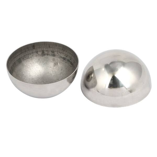 Staircase 304 Stainless Steel Hemisphere 76mm Dia 1mm Thickness 2pcs ...