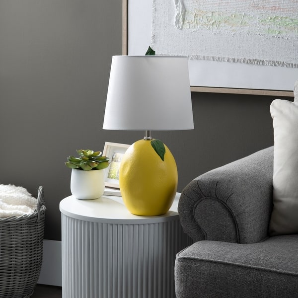 yellow and grey lamp