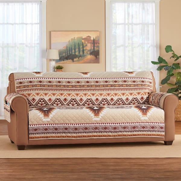 aztec pattern sofa