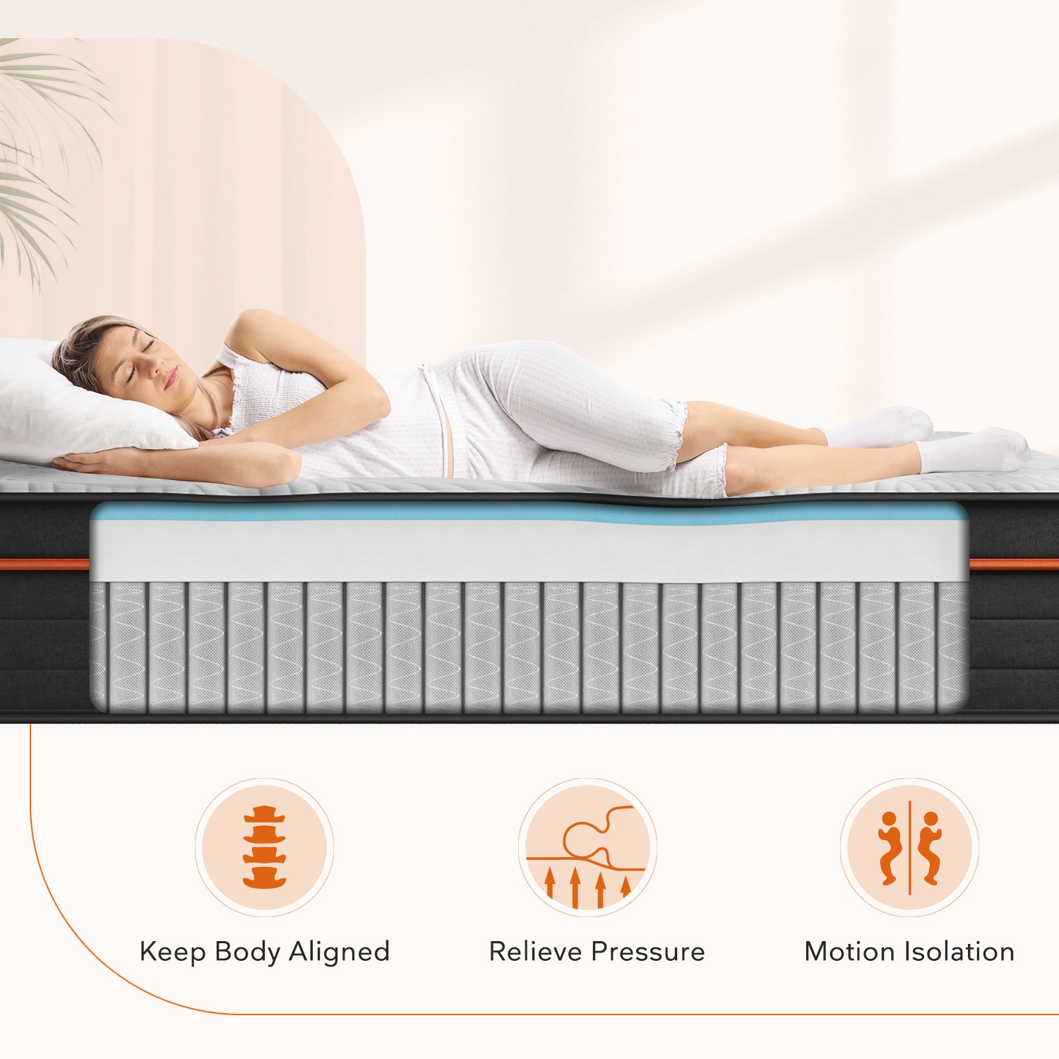 Sweetnight hybrid mattress store