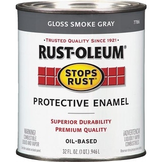 Rust-Oleum Smoke Gray Enamel 7786-502 Unit: QT - Bed Bath & Beyond ...