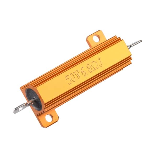 50W 6.8 Ohm Aluminium Housing Chassis Mount Wirewound Power Resistor ...