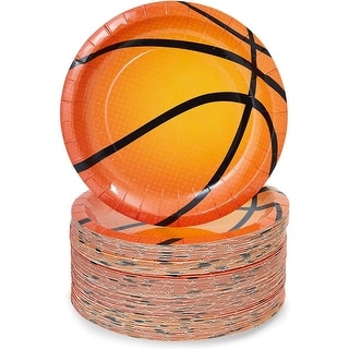 80-Pack Basketball Party Supplies, Sports Theme Disposable Paper ...