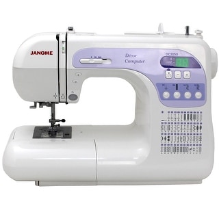 Janome DC 3050 Computerized Sewing Machine with Exclusive Bonus Bundle ...
