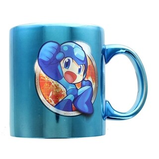 Mega Man Chibi 22oz Metallic Blue Coffee Mug - Bed Bath & Beyond - 31412286