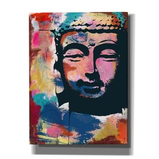 Epic Graffiti 'Painted Buddha II' by Linda Woods, Canvas Wall Art - Bed ...