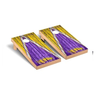 Wisconsin Stevens Point Pointers Weathered Cornhole Board Set - Bed ...