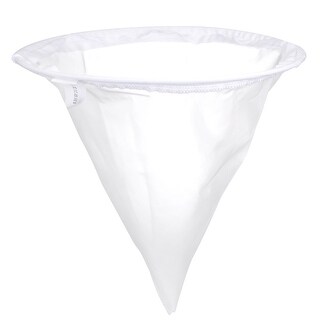 80 Mesh Paint Filter Bag 9.8" Dia Cone Shape Nylon Strainer for ...