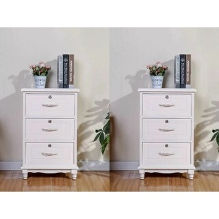 Set temperament bedside table with locking drawer coffee table - 7'6" x ...