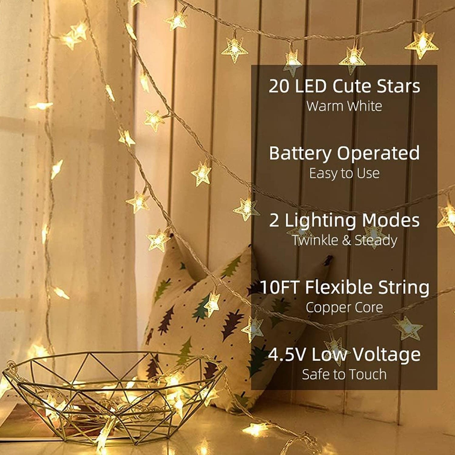 are led string lights safe