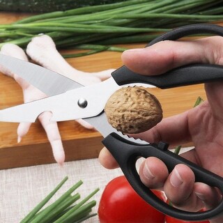 All purpose Mutifunctional Kitchen Scissors Kitchen Shears Black - Bed ...