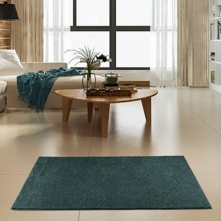 Furnish my Place Plush Solid Forest Green Color Rug Set of Area Rugs ...
