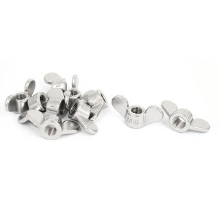 M16 Thread Metal Wingnut Butterfly Wing Nuts Hardware Tool 10pcs - Bed ...