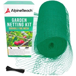 Garden Netting 15 x 50 ft Heavy Duty Bird Net, Deer, Plant Protection ...