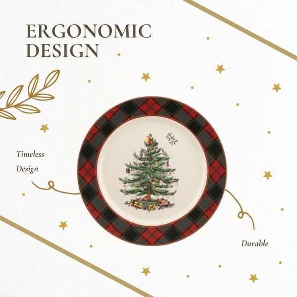 christmas plates spode