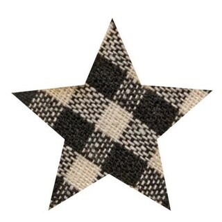 10/ Set Black/White Plaid Star Bowl Filler - 1.5" - Bed Bath & Beyond ...