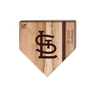 MLB 12-Inch Wooden Home Plate Cutting Board, St. Louis Cardinals - Bed ...