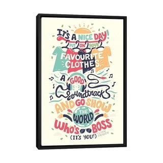 iCanvas "Liam Dryden Quote" by Risa Rodil Framed Canvas Print - Bed ...