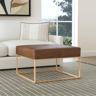 HomePop Square Metal Frame Ottoman - Bed Bath & Beyond - 40962652