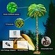 5FT 189 LEDs Lighted Palm Trees, Artificial Palm Tree Lights with ...