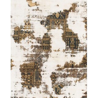 Ahgly Company Machine Washable Abstract Dark Almond Brown Area Rugs ...