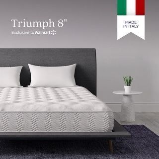 Signature Sleep Triumph 8 Inch Reversible Innerspring Mattress, Queen ...