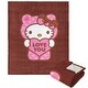 Sanrio Hello Kitty Chocokitty Silk Touch Sherpa Throw - Bed Bath ...