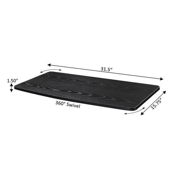 Convenience Concepts Designs2Go XL Single Tier Swivel Riser for TVs up ...
