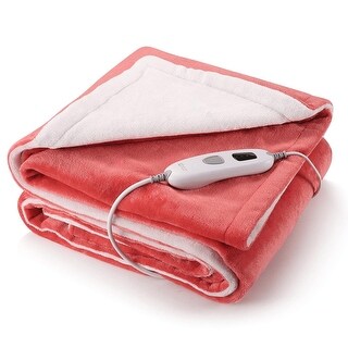 Electric Blanket 50*60 Inch Heated Blanket with 6H Auto-off & Overheat ...