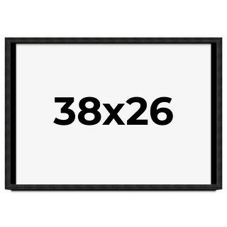 38x26 Shadow Box Black Rustic Barnwood Display Frame | 1.125 Inch - Bed ...