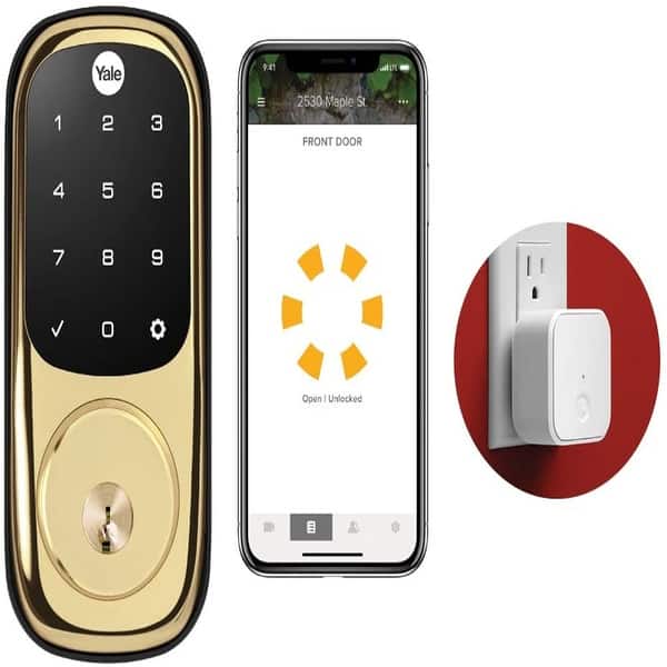 Yale Assure Lock Touchscreen with Wi-Fi and Bluetooth Deadbolt - Bed ...