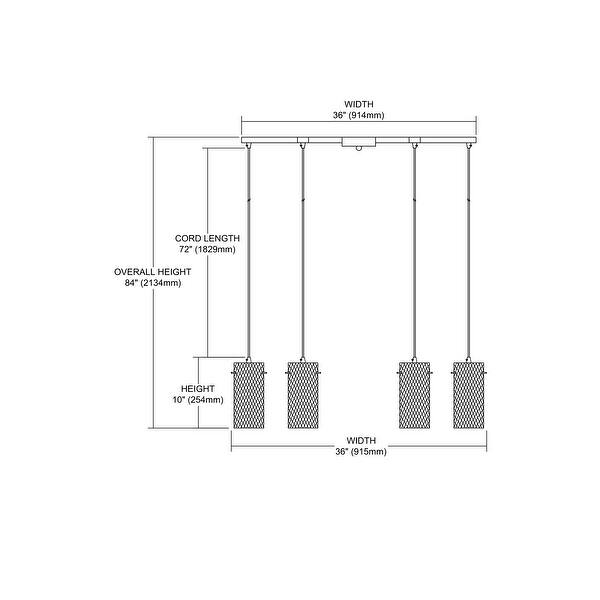 Capri 6-Light H-Bar Pendant Fixture in Satin Nickel with Capiz Shell ...