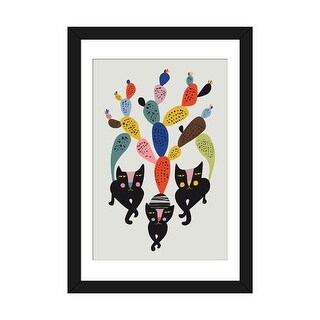 iCanvas "Cactus Cats" by Rachel Lee - Bed Bath & Beyond - 37446599