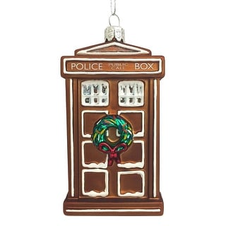 Doctor Who Gingerbread TARDIS 4.5" Ornament - Bed Bath & Beyond - 18680805