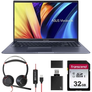 ASUS VivoBook 15.6" Laptop Intel Core i7 Processor + Poly Blackwire ...