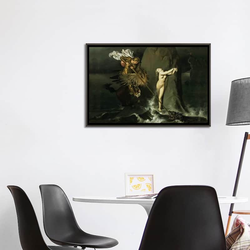 iCanvas "Ruggiero Rescuing Angelica, 1819 " by Jean-Auguste-Dominique ...