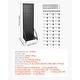 UIMOSO Standing Pegboard Display, Pegboard Display Stand with Swivel ...