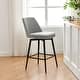 Spruce & Spring Ariel Counter Height Swivel Barstool Set - Bed Bath ...