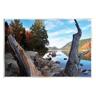 Stupell Autumn Pond Photography Wall Plaque Art Design by Joseph ...