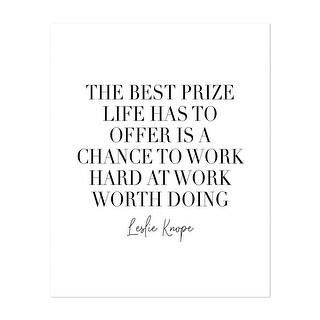Typography Minimal Motivational Parks and Recreation Art Print/Poster ...