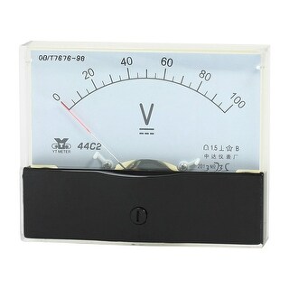 Measurement Tool Analog Panel Voltmeter DC 0 - 100V Measuring Range ...