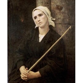 The Penitent by Jules Adolphe Breton Portraits Art Print - Bed Bath ...