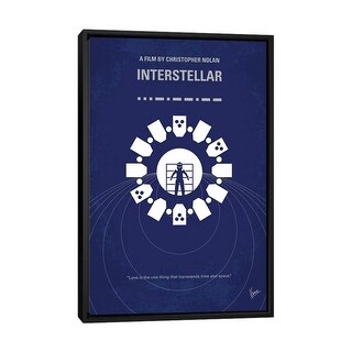 iCanvas "Interstellar Minimal Movie Poster" by Chungkong Framed Canvas ...