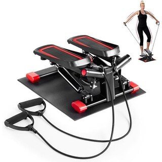 Mini Stepper Stair Stepper with Widened Foot Plate and Floor Mat - Bed ...