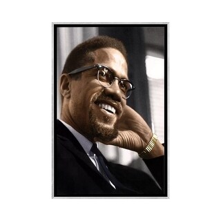 iCanvas "Malcolm X (1925-1965)" by Granger Framed - Bed Bath & Beyond ...